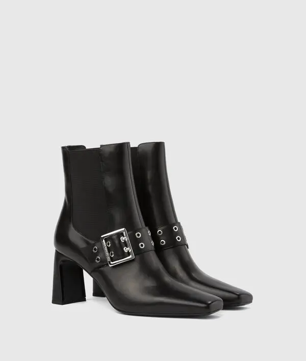 Karl Lagerfeld Kati Buckle Chelsea Boots