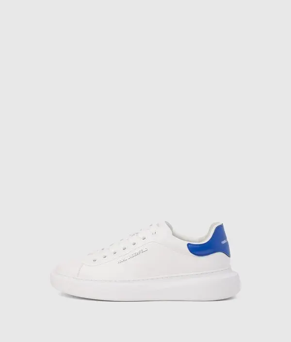 Karl Lagerfeld Kore Logo Low-top Sneakers - White/blue
