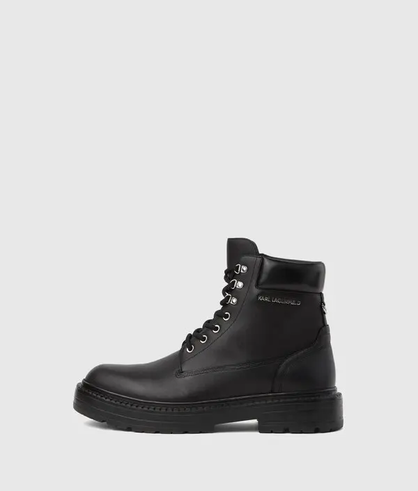 Karl Lagerfeld Miles Work Boot - Black