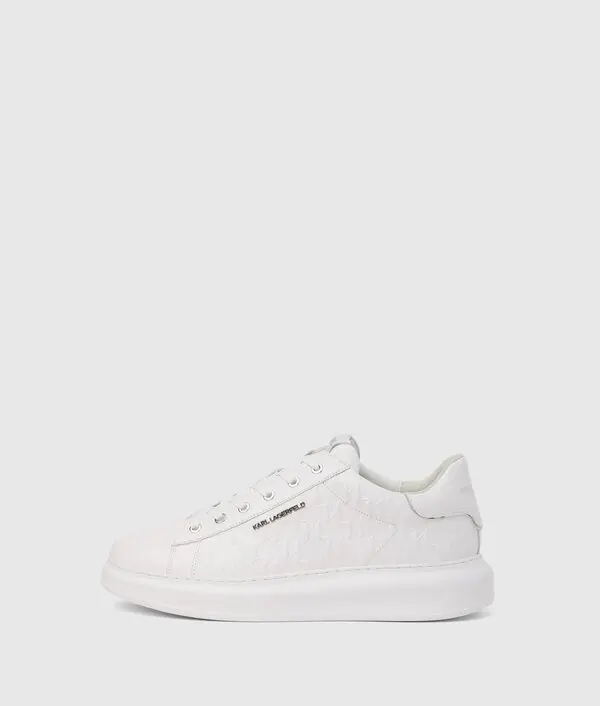 Karl Lagerfeld Kapri Monogram Sneakers - White