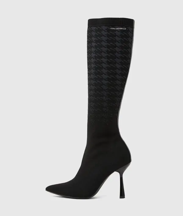 Karl Lagerfeld Pandara Knee-high Boots - Black