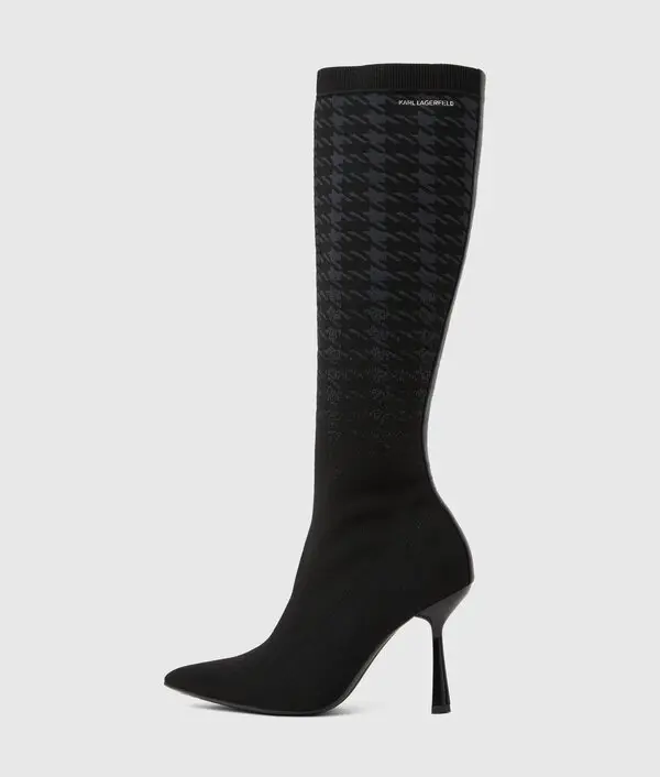 Karl Lagerfeld Pandara Knee-high Boots - Black