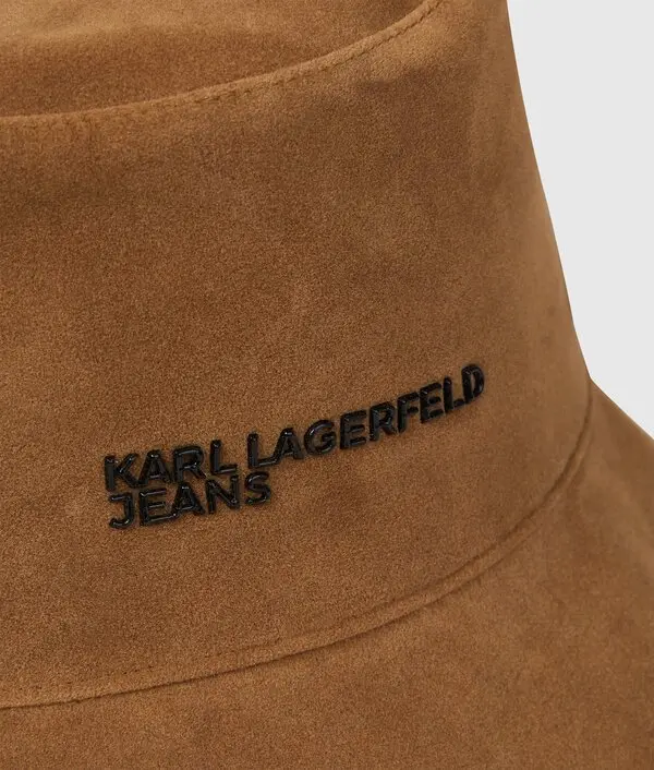 KL JEANS Suede Reversible Bucket Hat