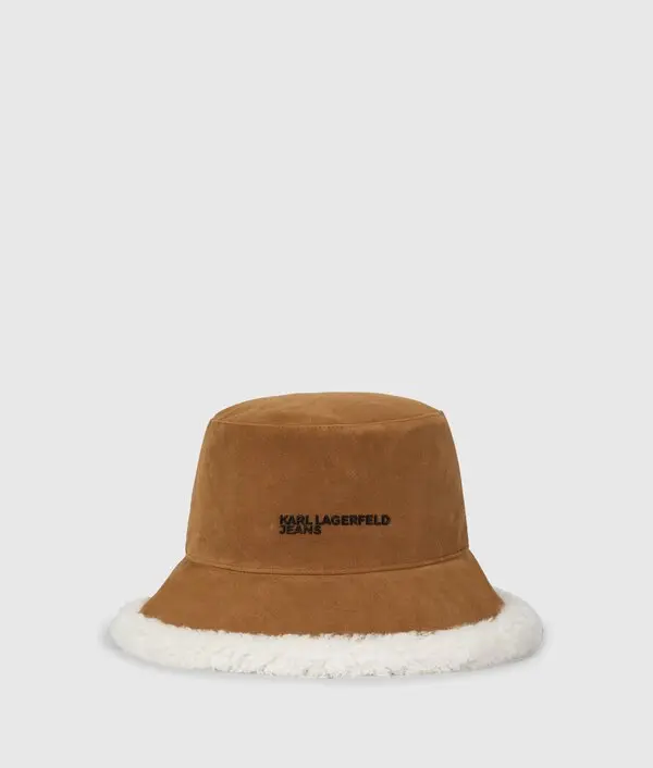 KL JEANS Jeans Reversible Bucket Hat - Brown