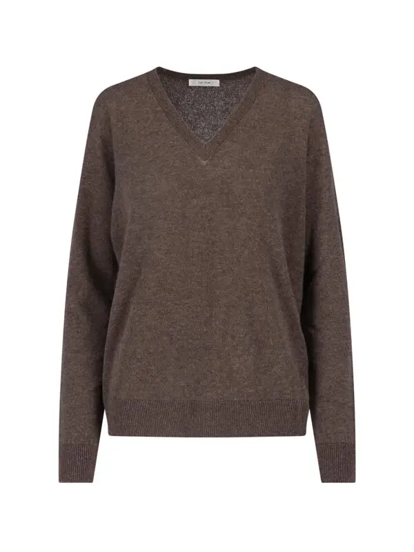 THE ROW Cashmere Phora Sweater - Brown