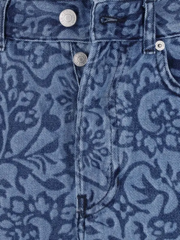 Dries Van Noten Printed Straight Jeans