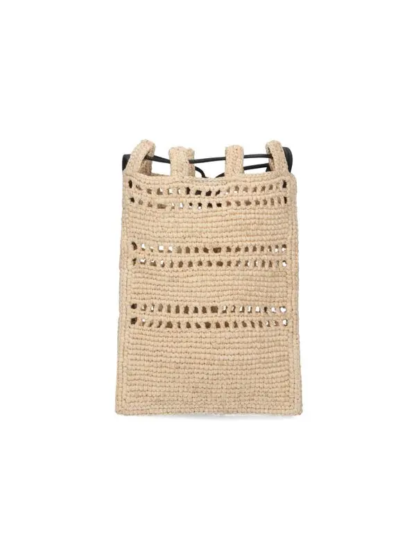 Loewe Pouch In Raffia