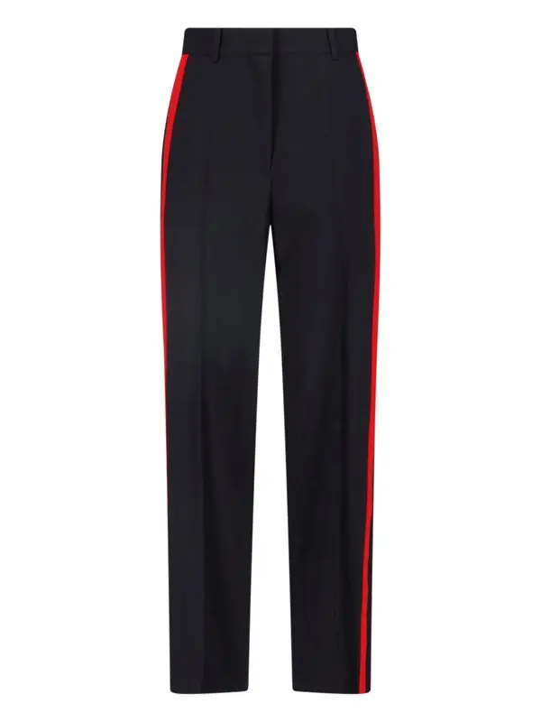Loewe Pants In Viscose And Wool Blend - Black