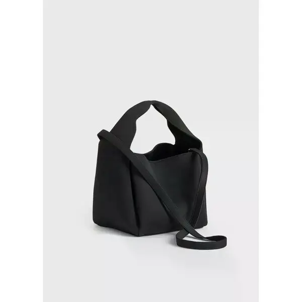TOTEME Petite Cloth Handbag - Black