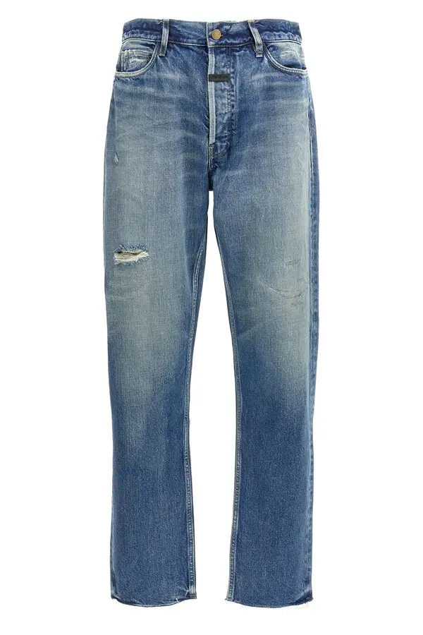 Fear Of God Straight 5 Pocket' Jeans