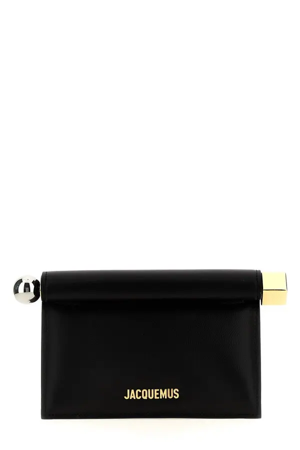 Jacquemus La Petite Pochette Rond Carré Clutch