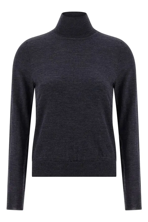 MAISON MARGIELA Wool Turtleneck Sweater - Blue