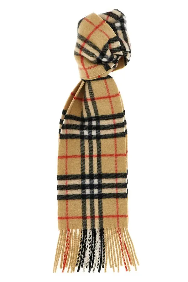 Burberry Cashmere Scarf - Beige