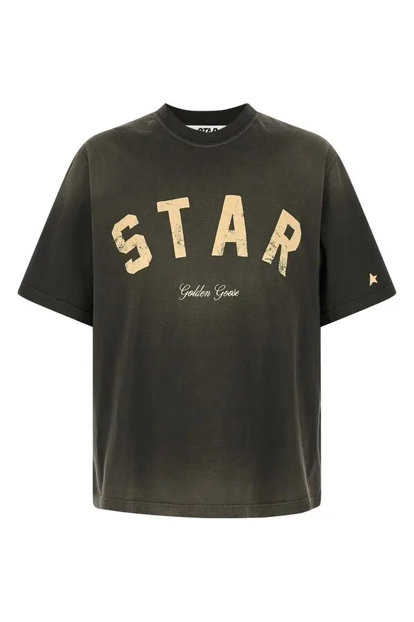 GOLDEN GOOSE Logo T-shirt - Gray