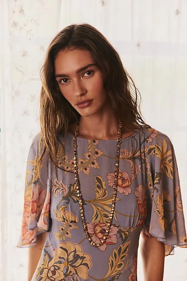 Free People Solana Waist Tie Necklace - Gold