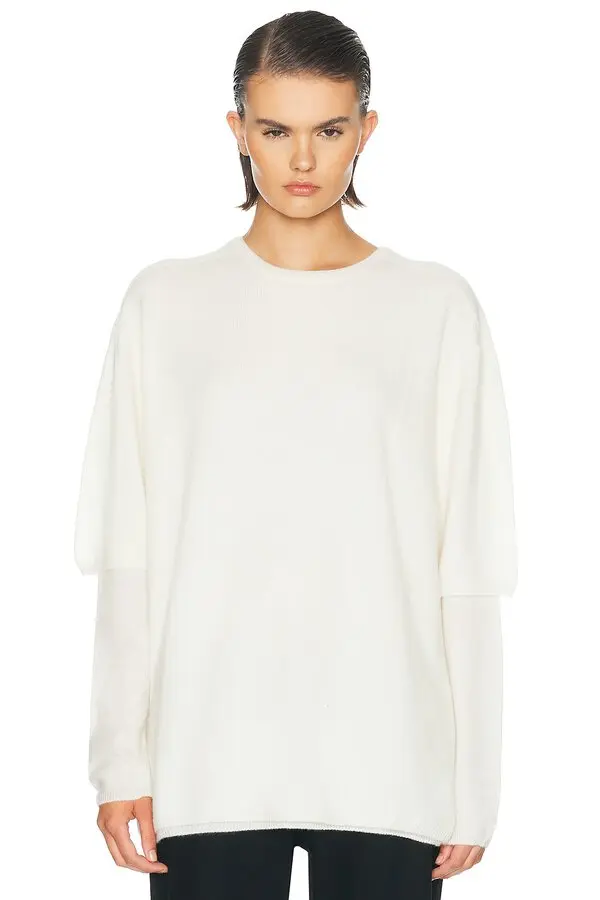 Nour Hammour Cobain Layered Knit Sweater