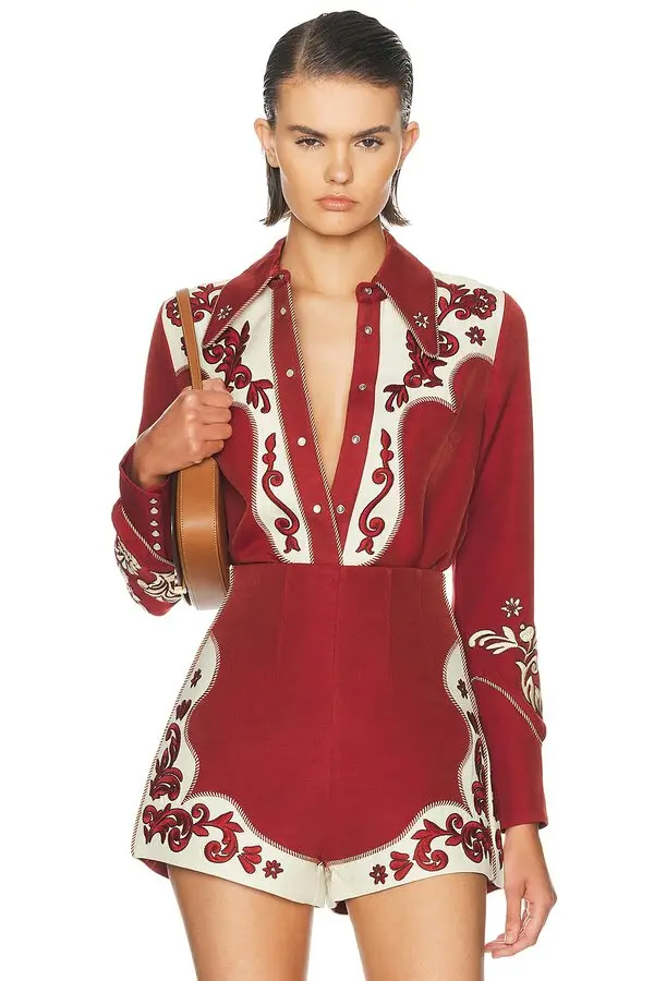 ALEMAIS Duke Embroidered Shirt