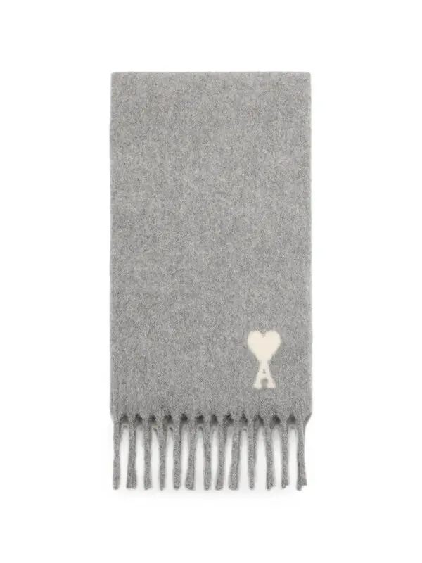 AMI Paris Adc Alpaca Scarf