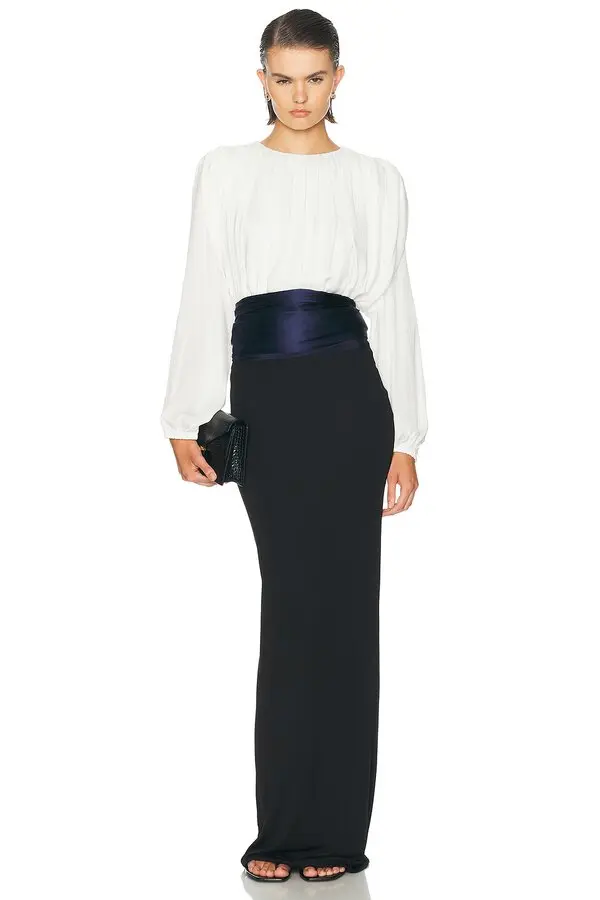 Simkhai Frida Long Sleeve Top - Ivory