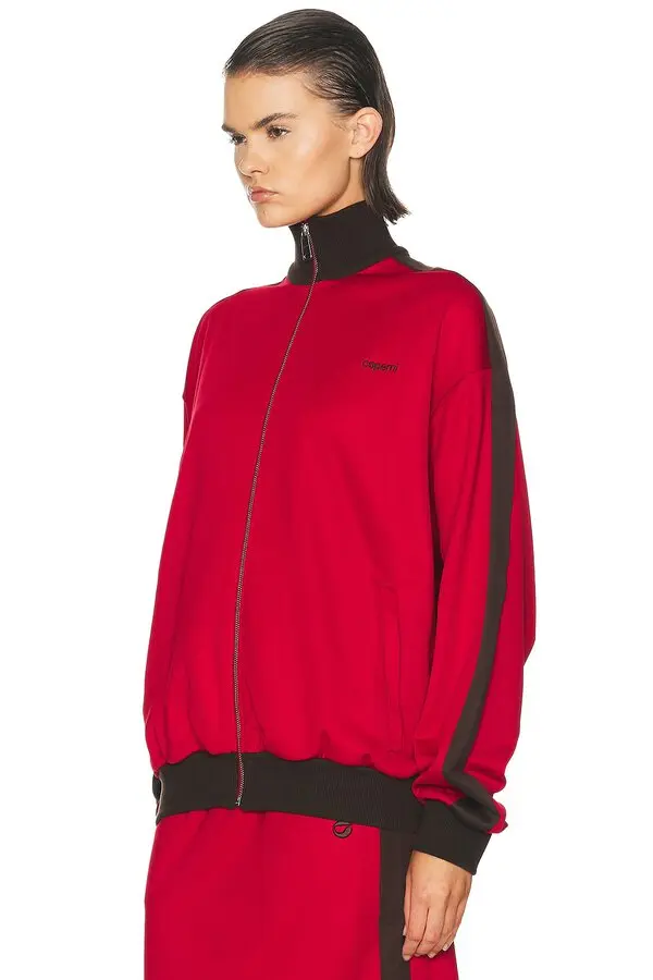 Coperni Oversized Track Jacket - Red
