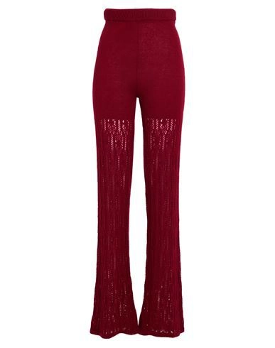 MARIUCCIA Pants Brick Size Acrylic, Wool