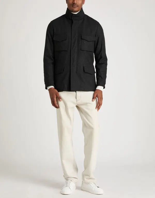 Boglioli Jacket Charcoal Size Virgin Wool, Polyester, Elastane
