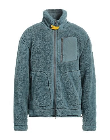 PARAJUMPERS Polyester Teddy Fleece Casual Jacket - Blue