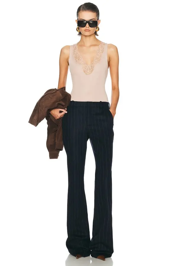 Saint Laurent Lace Tank Top