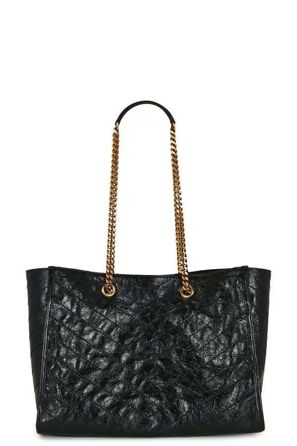 Saint Laurent East West Niki Shopping Bag - Black