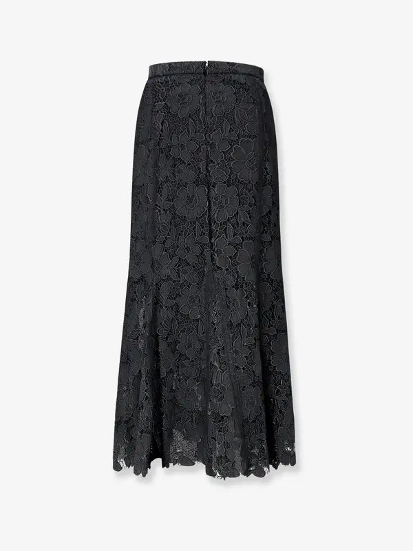 SELF-PORTRAIT Lace Midi Skirt
