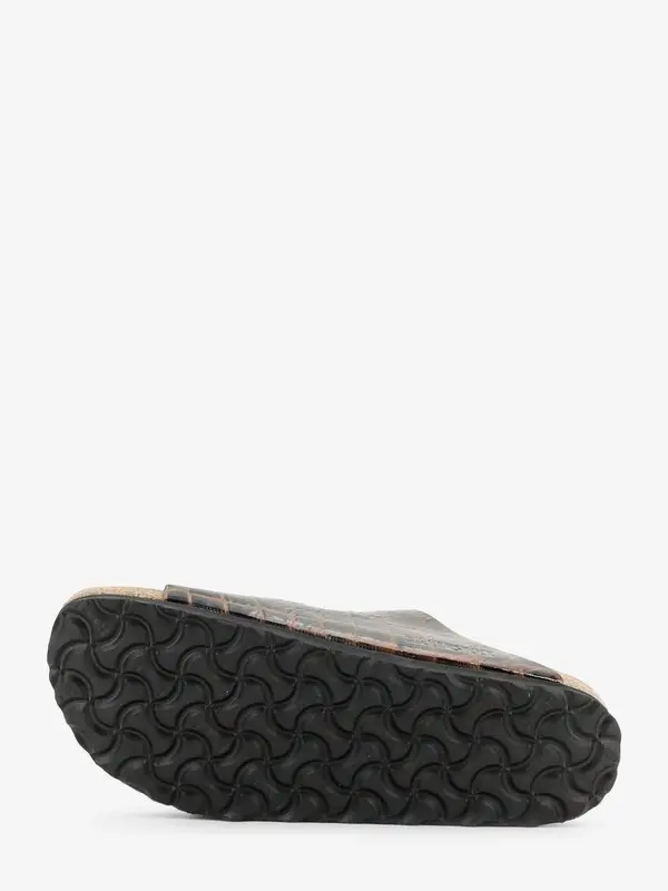 BIRKENSTOCK Arizona Leather Sandals With Crocodile Print