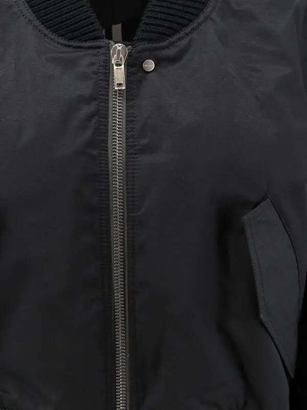Rick Owens Secchia Nylon And Cotton Blend Crop Jacket