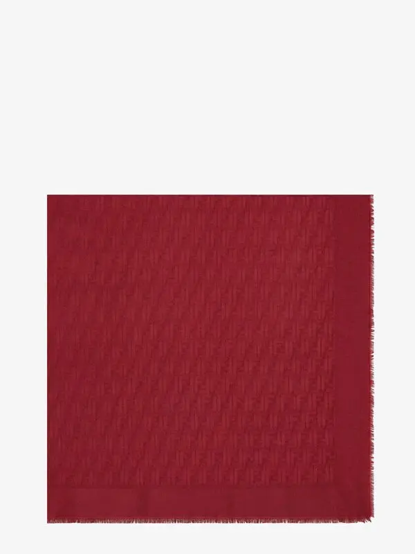Fendi Wool Scarf - Red