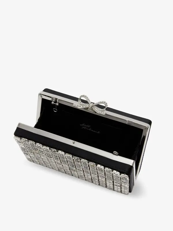 SELF-PORTRAIT Clutch Bag With Crystals