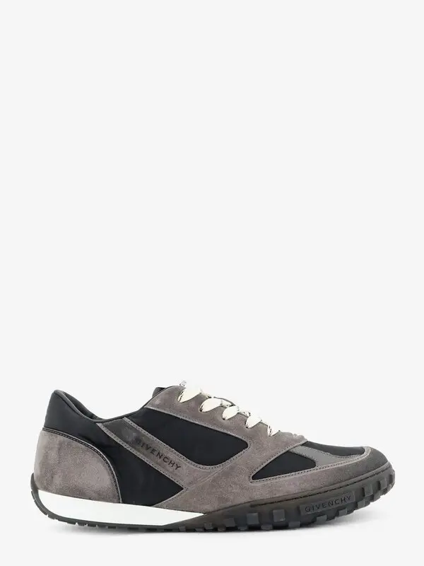 Givenchy Glide Nylon And Suede Sneakers - Grey
