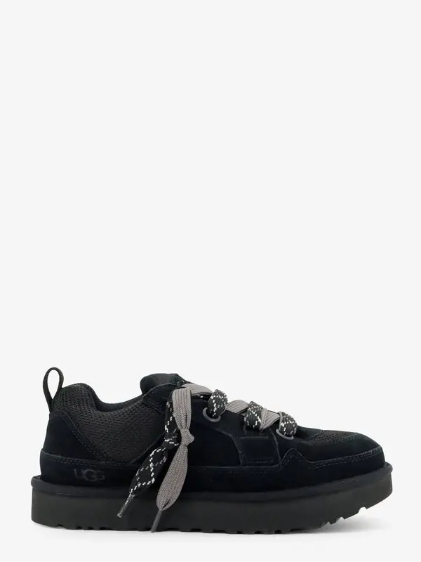 UGG M Lo Lowmel Suede Sneakers - Black
