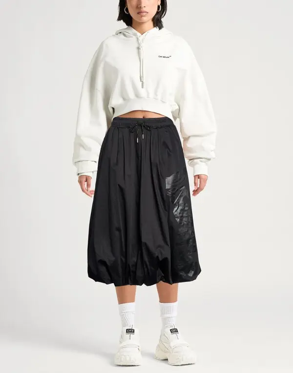 DISCLAIMER Midi Skirt Size Cotton, Elastane