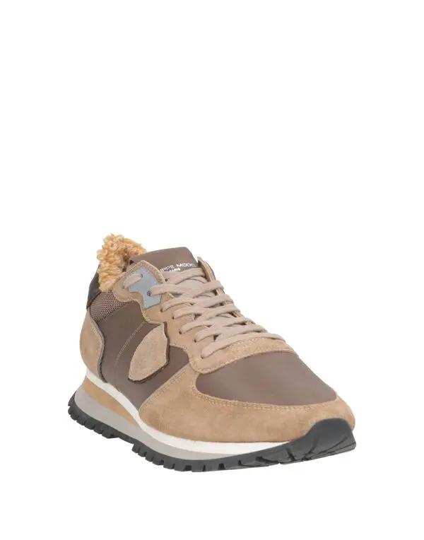 Philippe Model Sneakers Size Leather, Textile Fibers
