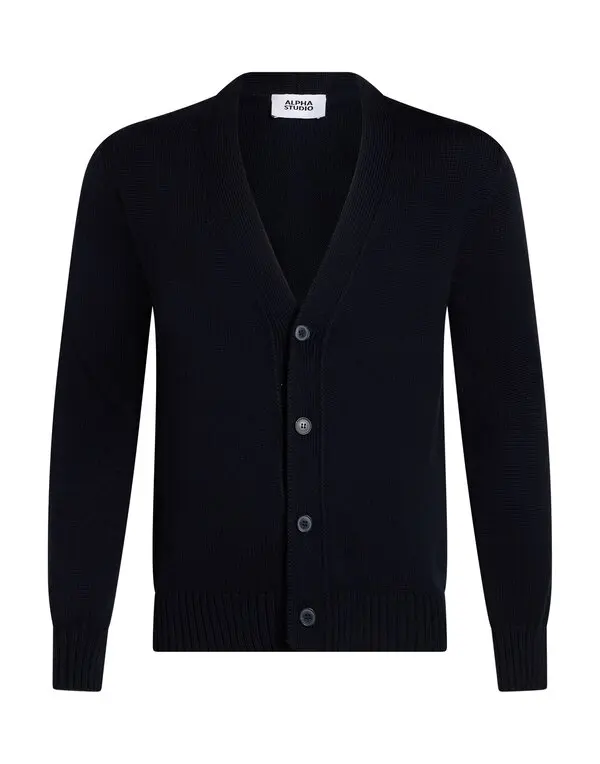 Alpha Studio Merino Wool Cardigan