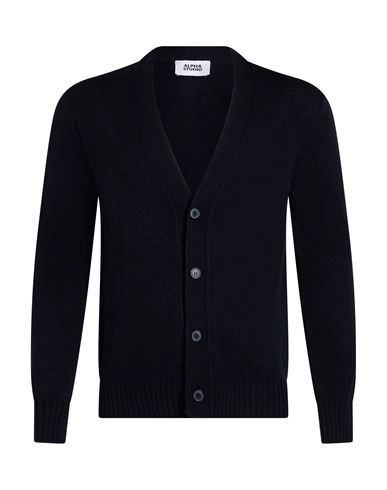 Alpha Studio Cardigan Size Merino Wool - Midnight Blue