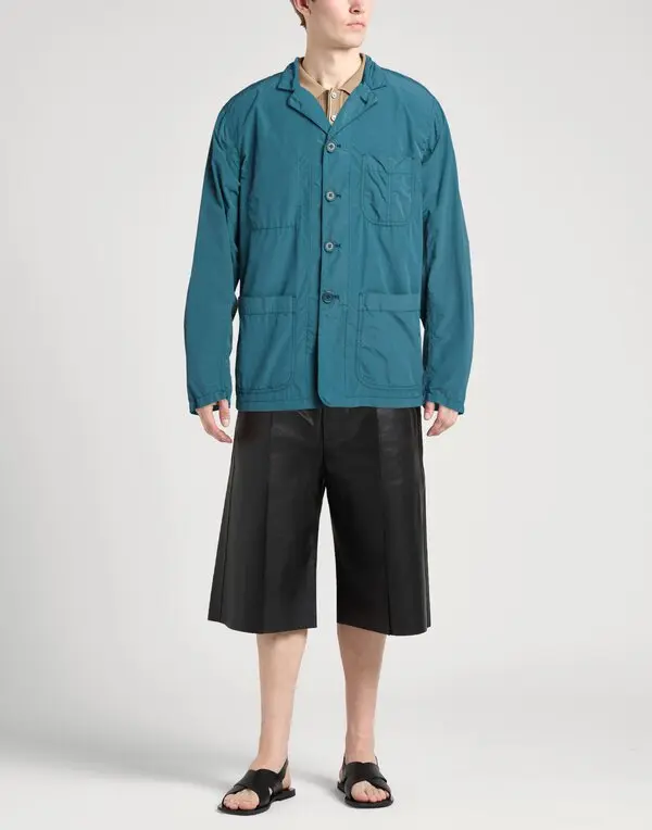 Aspesi Jacket Deep Teal Size Polyester, Polyamide