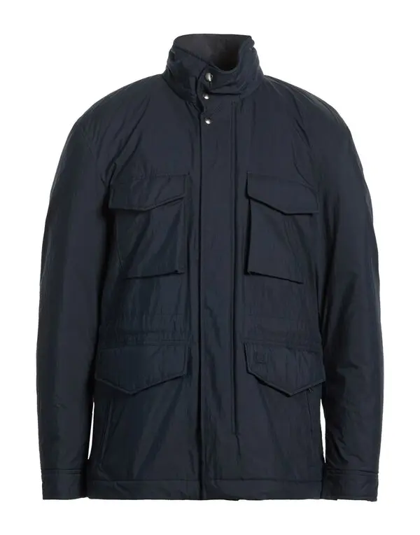 Woolrich Jacket Midnight Size Cotton, Polyamide - Blue