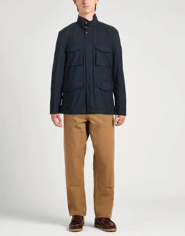 Woolrich Jacket Midnight Size Cotton, Polyamide - Blue
