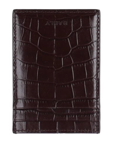 Bally Cardholder Burgundy Leather