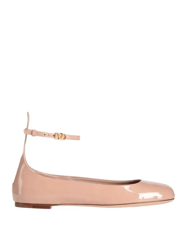 Valentino Garavani Leather Ballet Flats - Pink