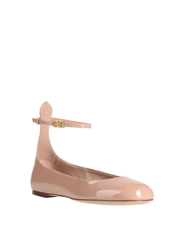 Valentino Garavani Leather Ballet Flats - Pink