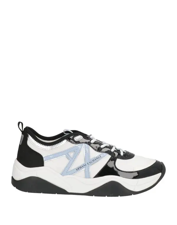 Armani Exchange Sneakers Size Polyester, Polyurethane