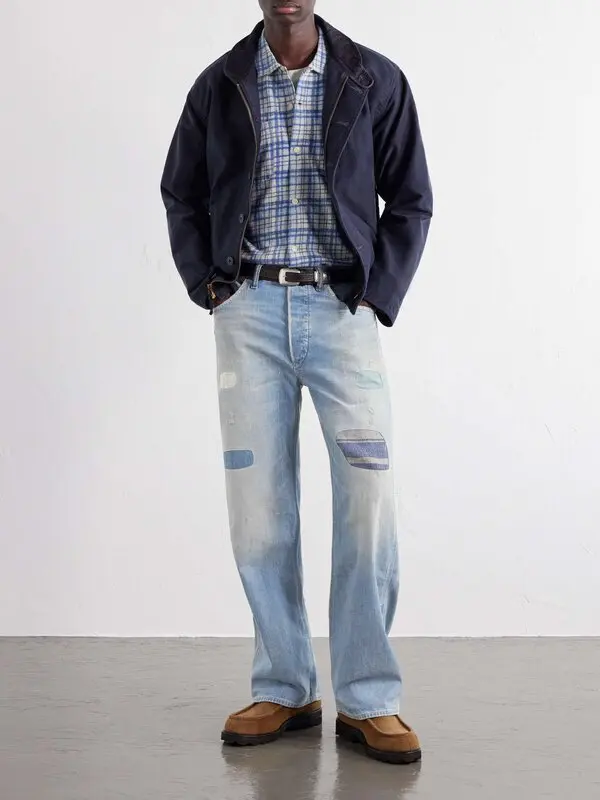 Ralph Lauren Straight-leg Distressed Jeans