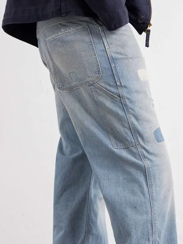 Ralph Lauren Straight-leg Distressed Jeans