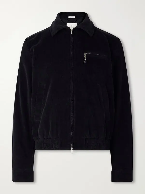 SECOND / LAYER Cotton-corduroy Blouson Jacket
